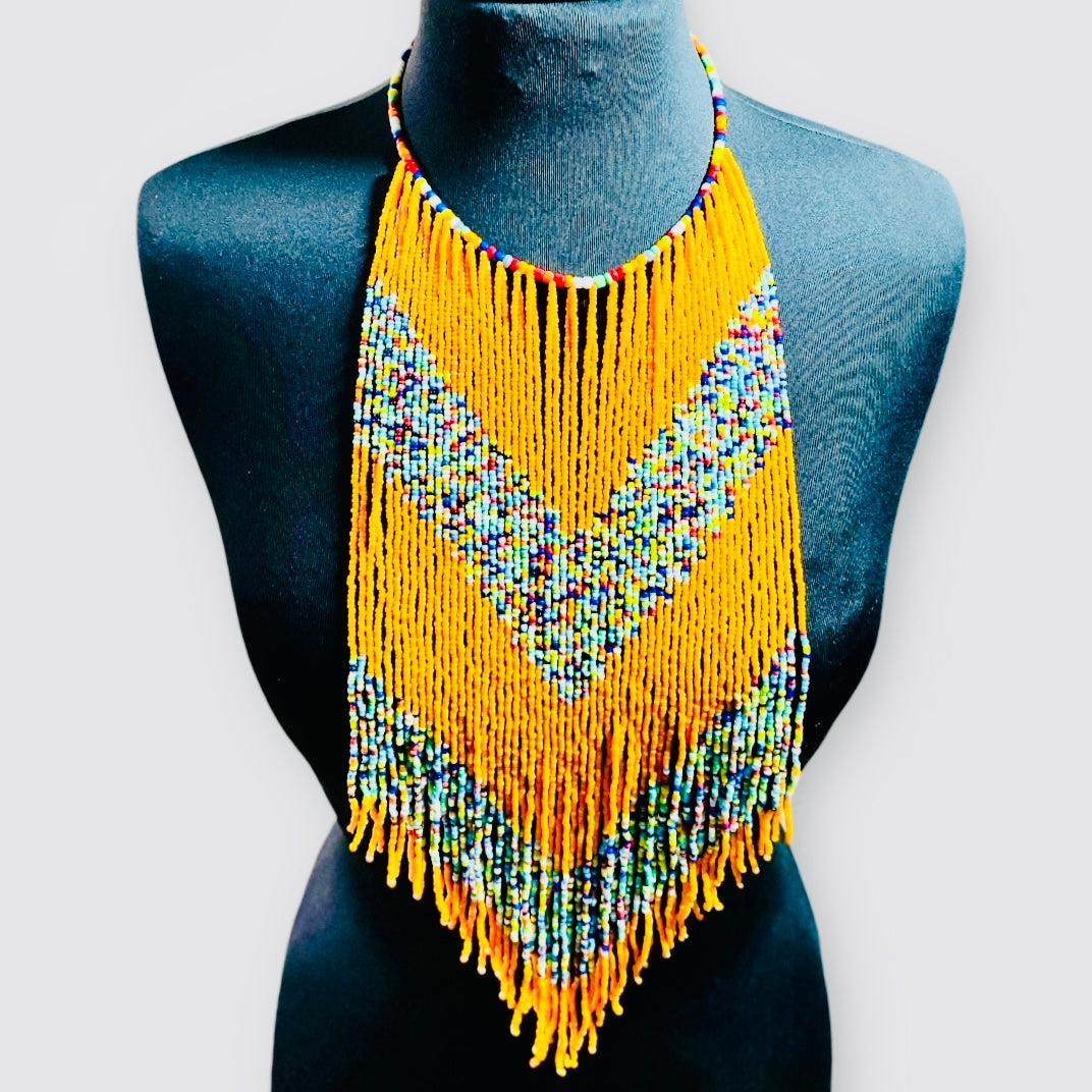 Handmade Maasai Beaded Necklaces from Kenya | B&B African Prints – B ...